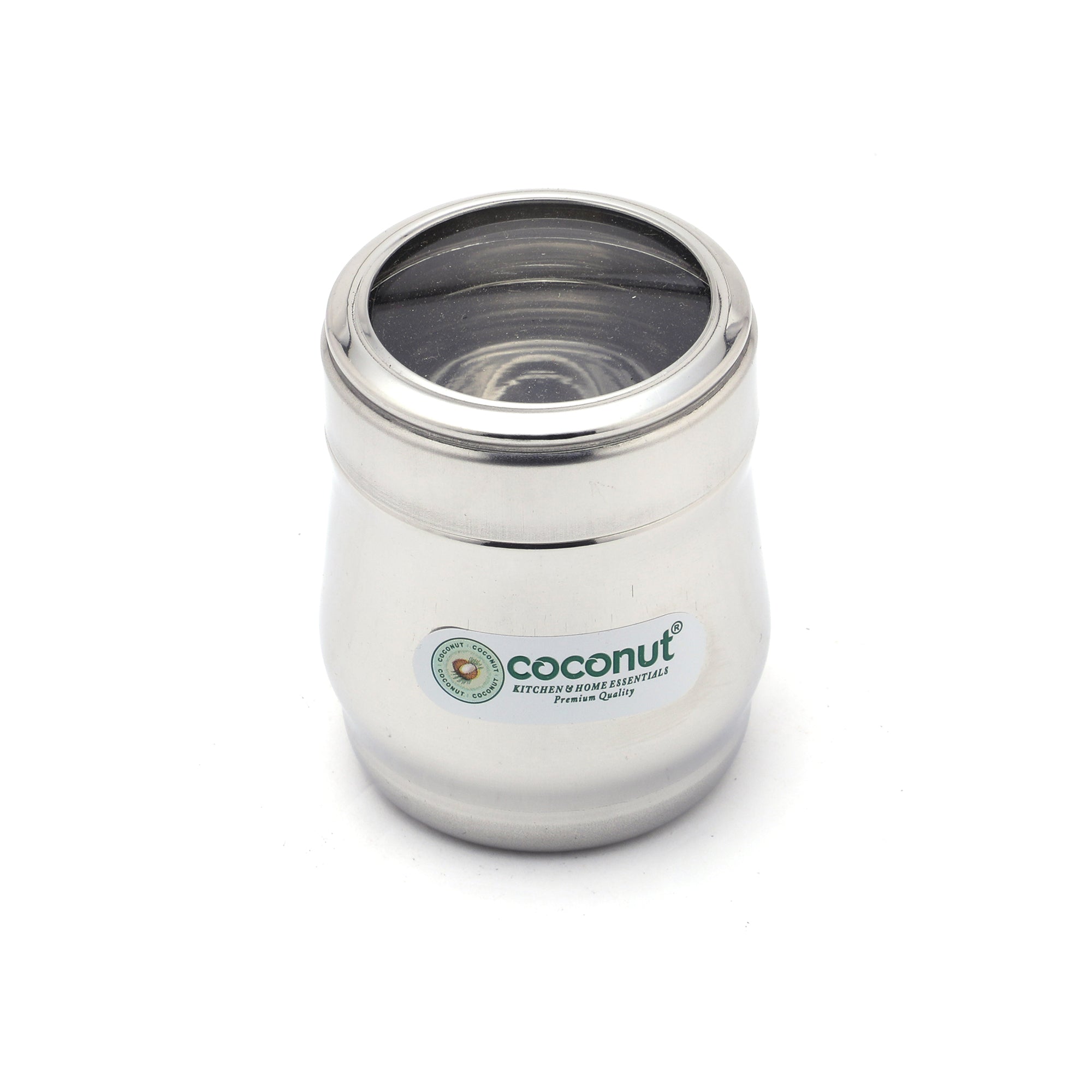 Coconut E35 Kismis Stainless Steel Canister with See-Through Lid | Air ...