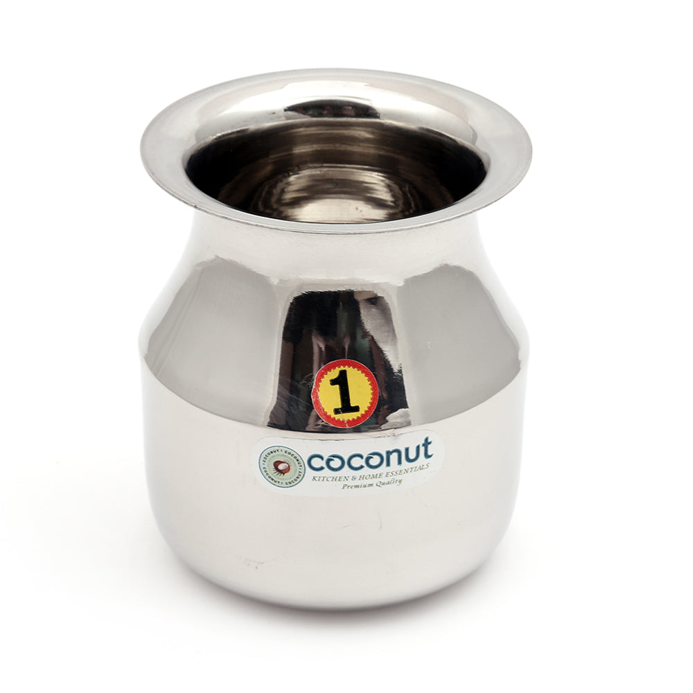 Coconut Stainless Steel Parsi Lota - unit 1, Kalash / Chambu / Traditi ...