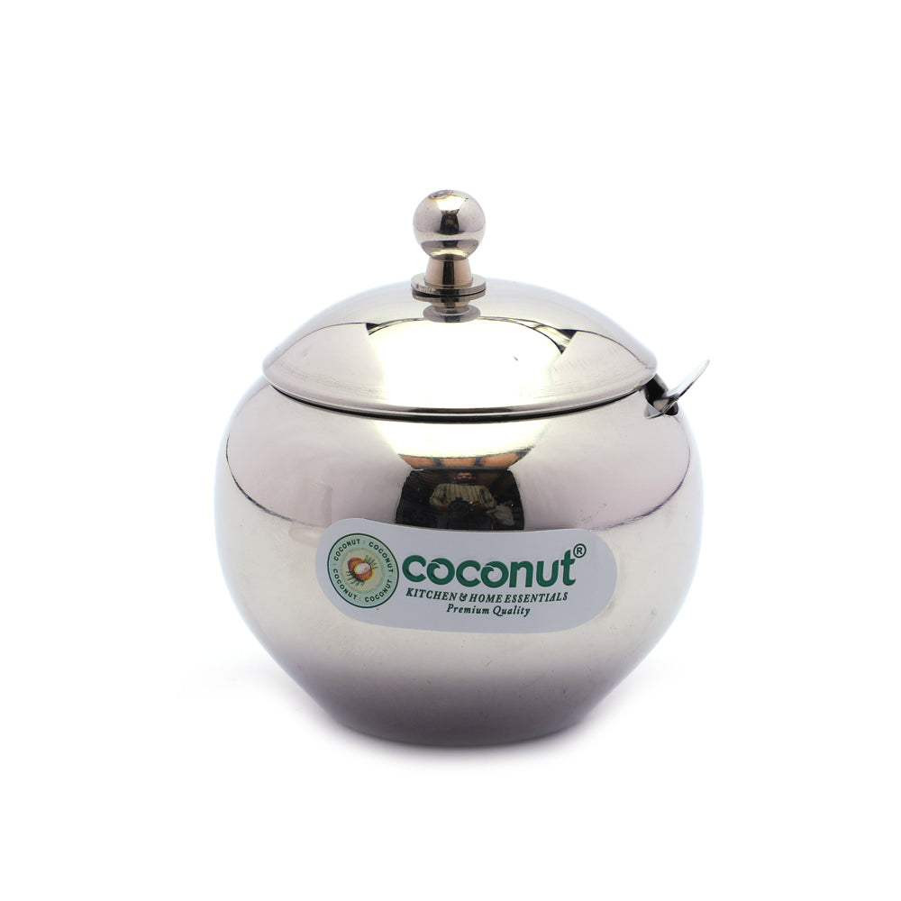Coconut Stainless Steel - Ghee Pot for Storing & Serving Oil, Pickle ...