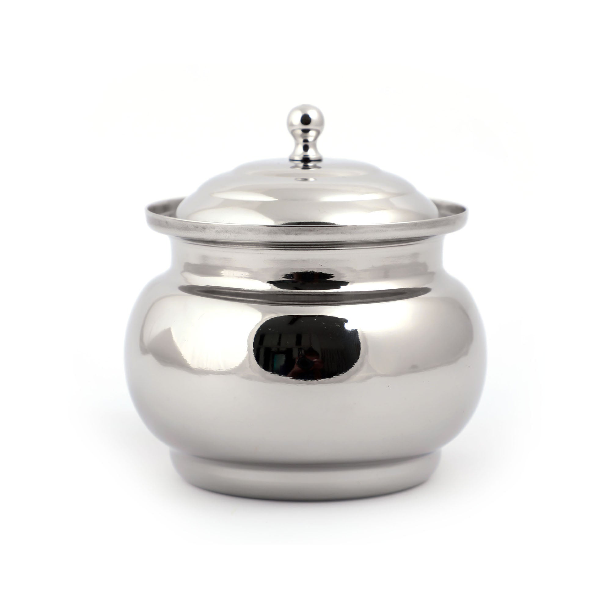Coconut Stainless steel Ghee Pot - Oil dispenser / Ghee pot with spoon ...