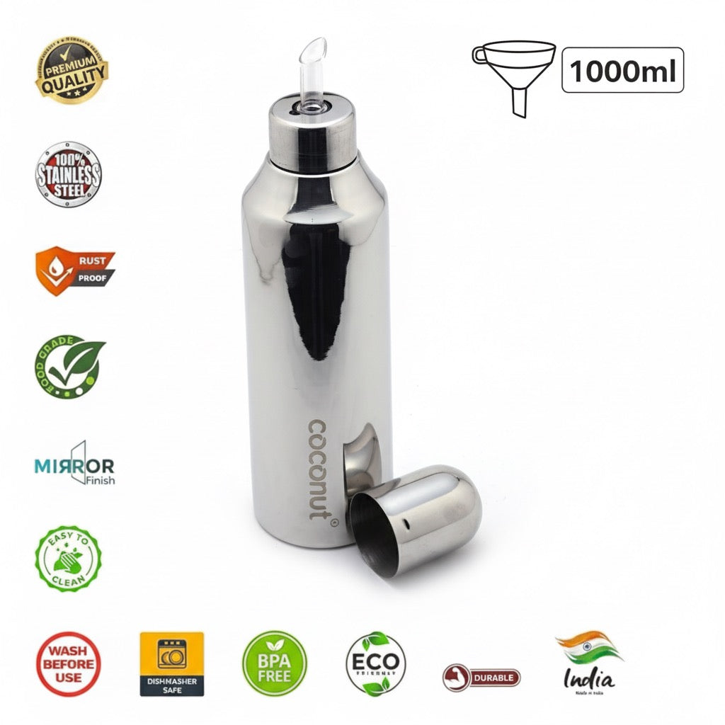 Coconut Stainless Steel - Fortune Oil dispenser | Ideally Used for Oil ...
