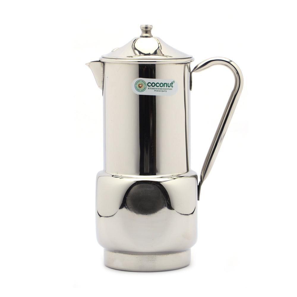 Coconut Stainless Steel Water Jug For Home/Office - 1 Unit - 1000ML ...