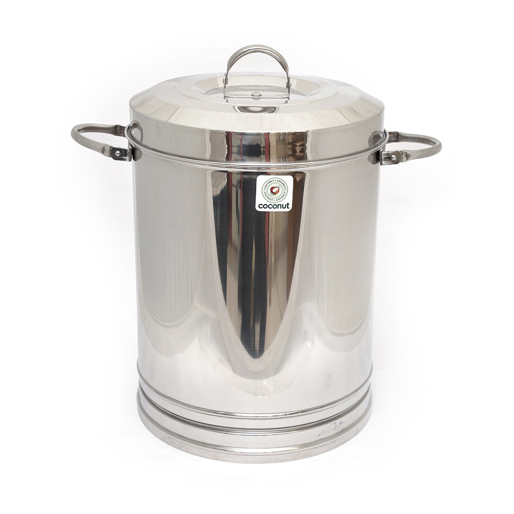 Coconut Stainless Steel Ration Dabba - Atta Tanki / Container / Drum ...