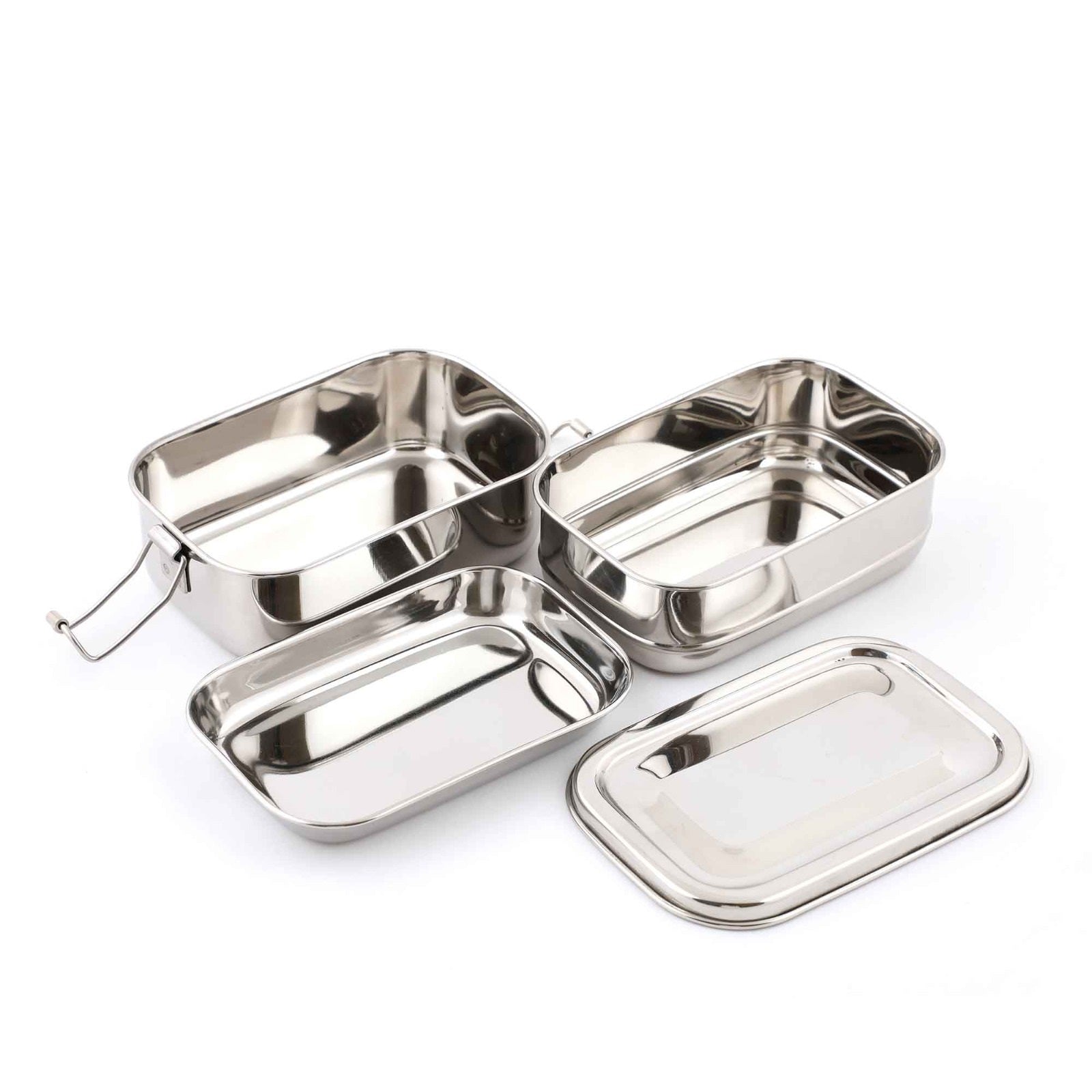 Coconut Stainless Steel - Rectangle Box | Ideal for carrying Food for ...