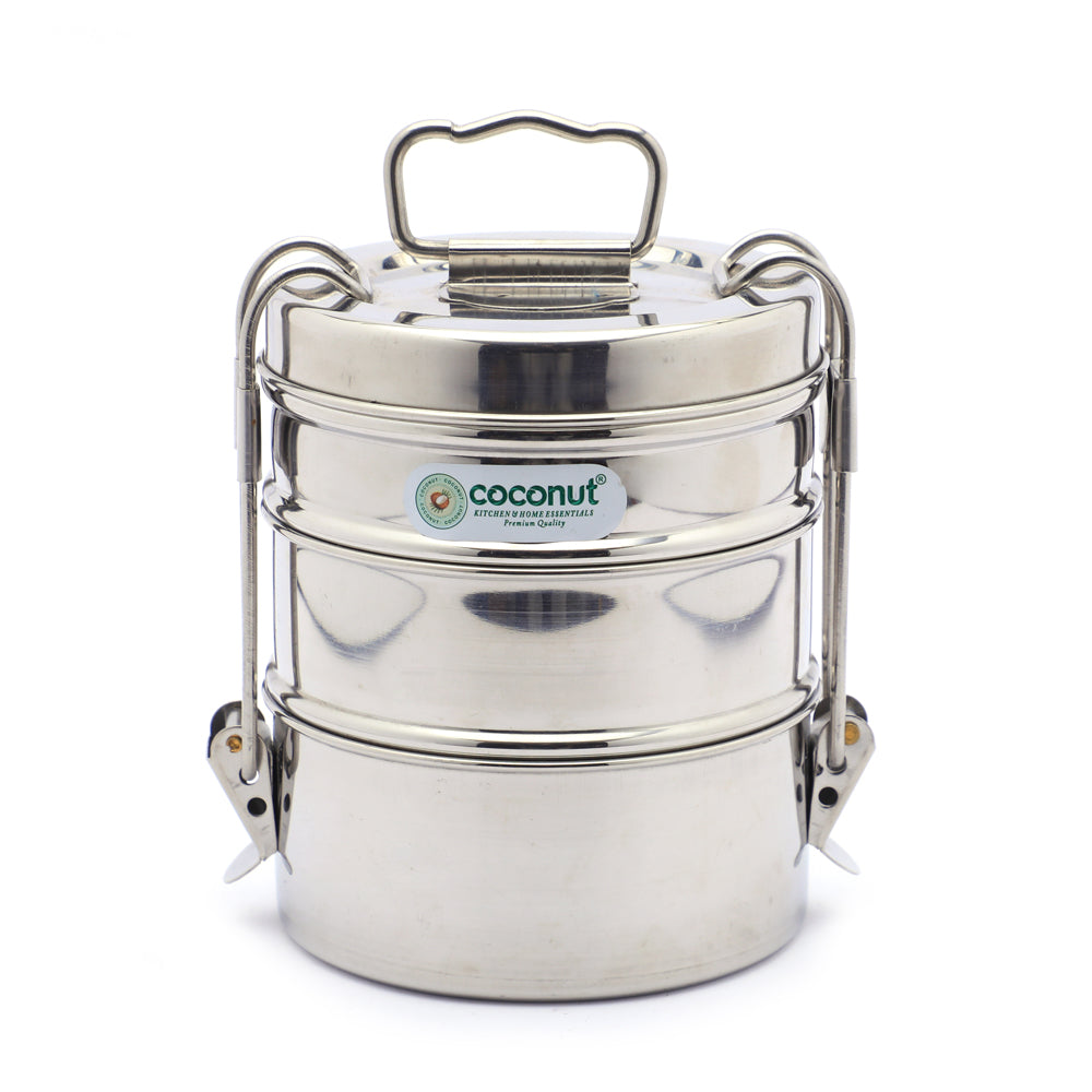 Coconut Stainless Steel BTS Tiffin/Lunch Box/Container Lunch Box - 1 U ...