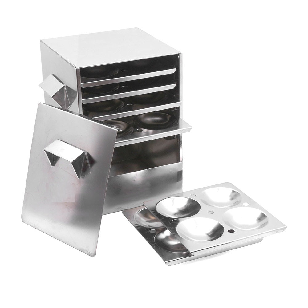 Coconut Stainless Steel Idly Steamer Trivia Idli Maker - Gas stove and ...