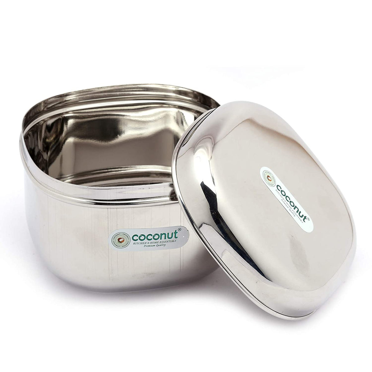 Coconut Stainless Steel Magnum Pot - Containers Box / Utility Box / Lu ...