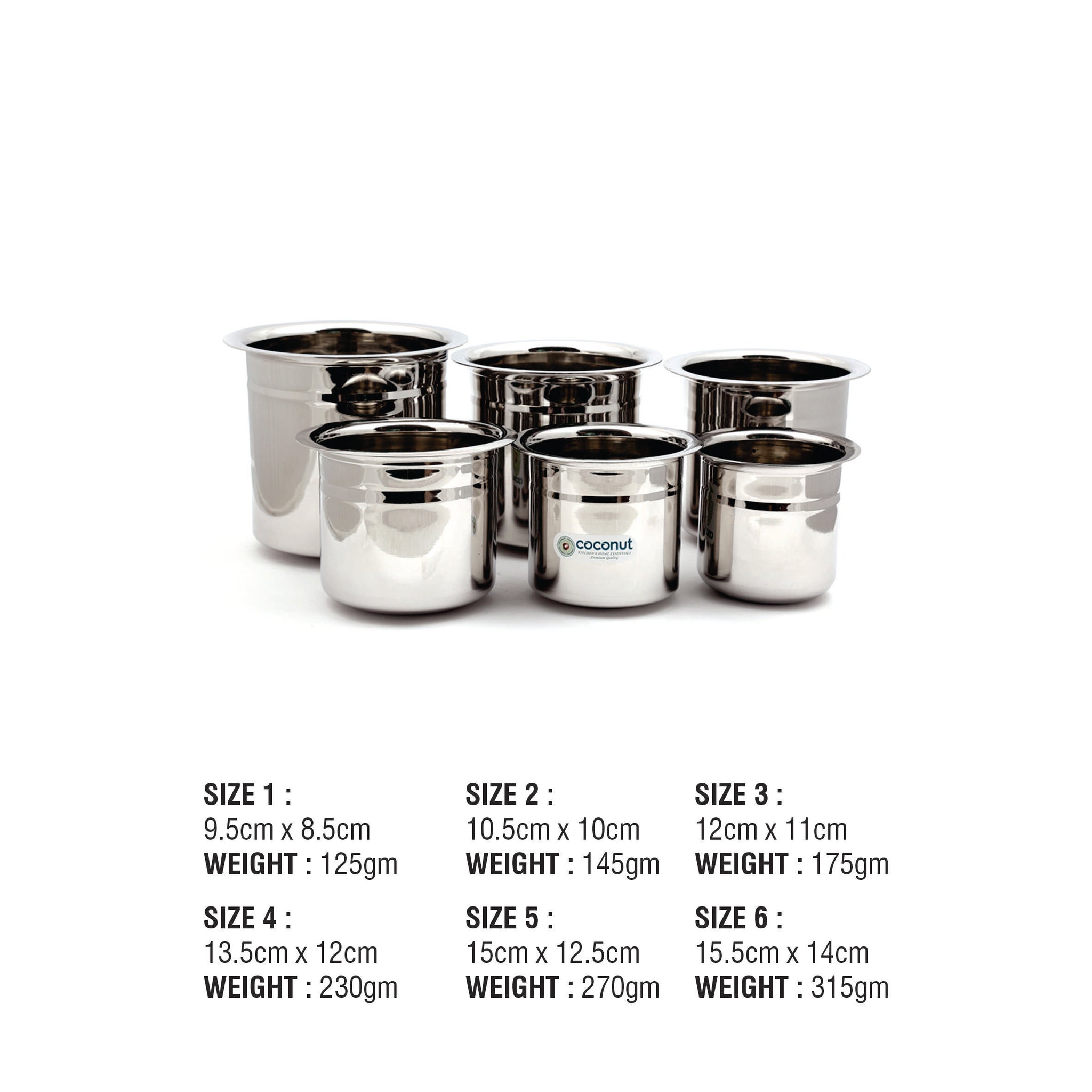 Coconut Stainless Steel Baby Kolga/Mini Kolga/Milk Container/Fridge Co ...