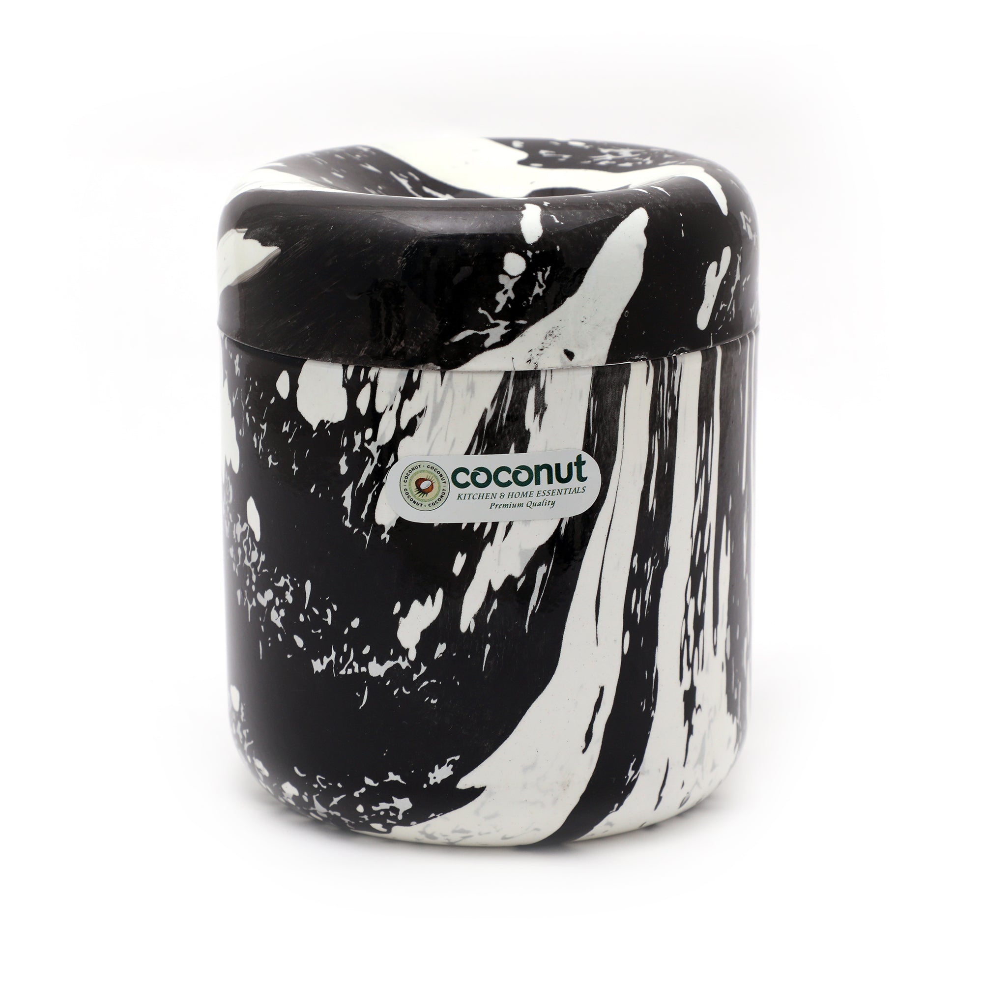 COCONUT B E2-11 Stainless Steel Canister - 1000 ml, 1 Pieces, Black ...