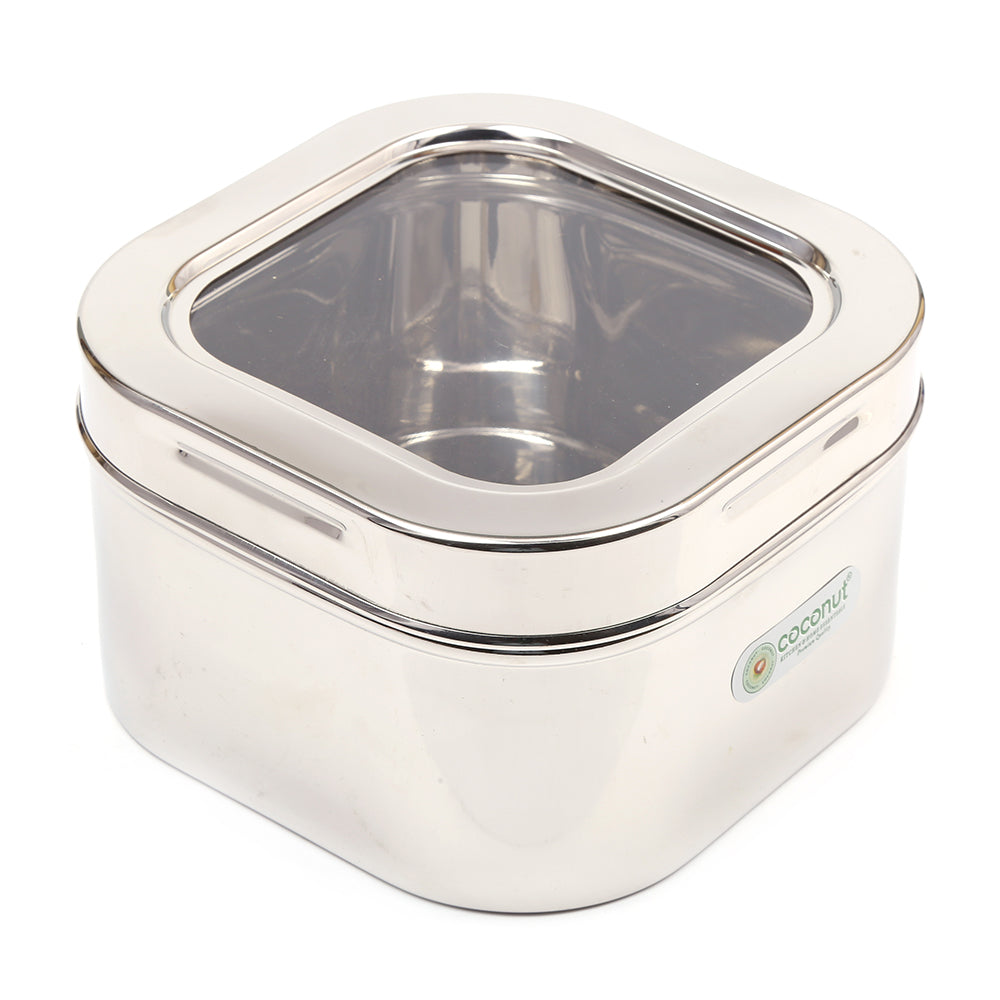 Coconut Stainless Steel - C-thru Dabba | Box can store Food, Spices, P – Coconut Store
