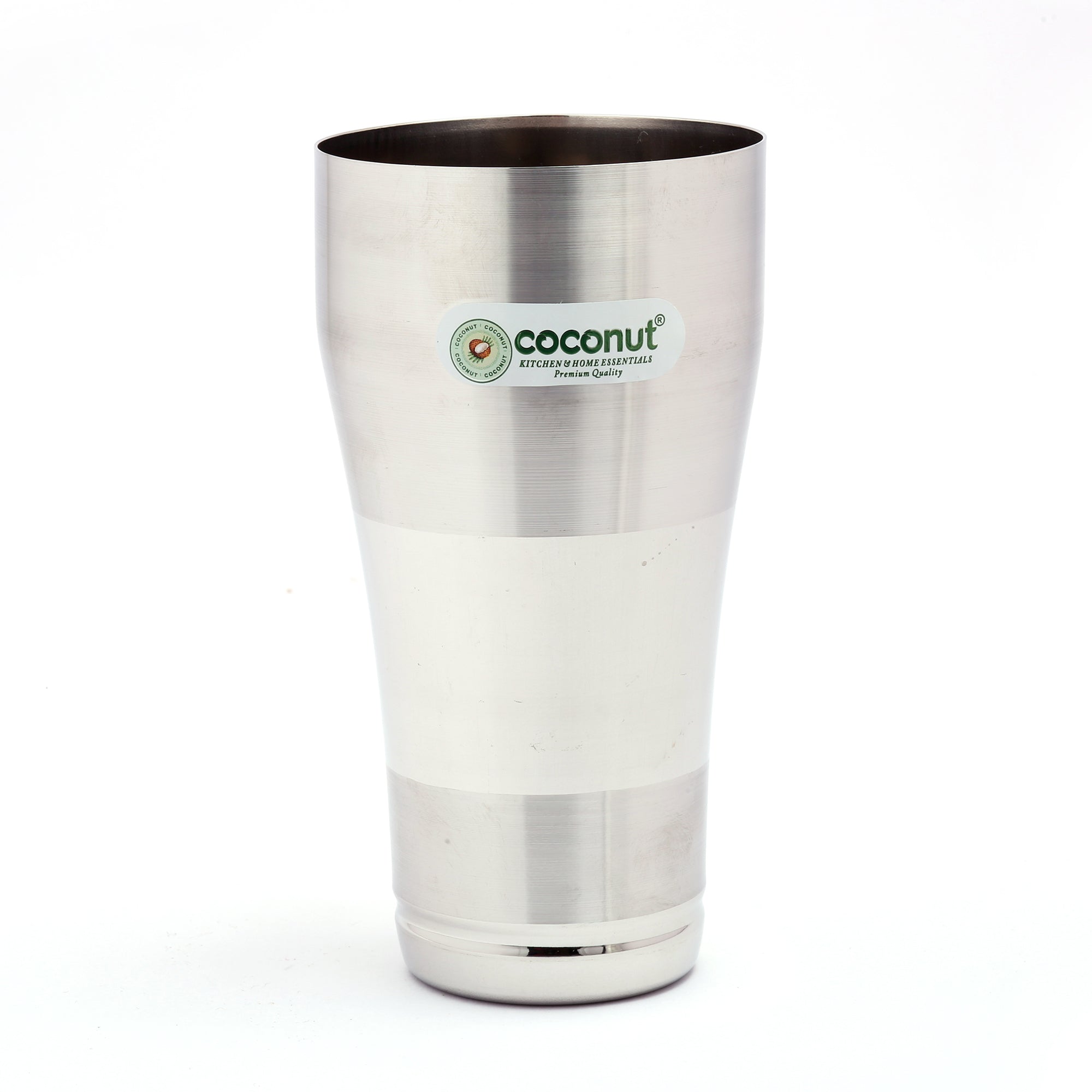 Coconut Stainless Steel Milo Lassi Glasses - Set of 2, Capacity - 650m ...