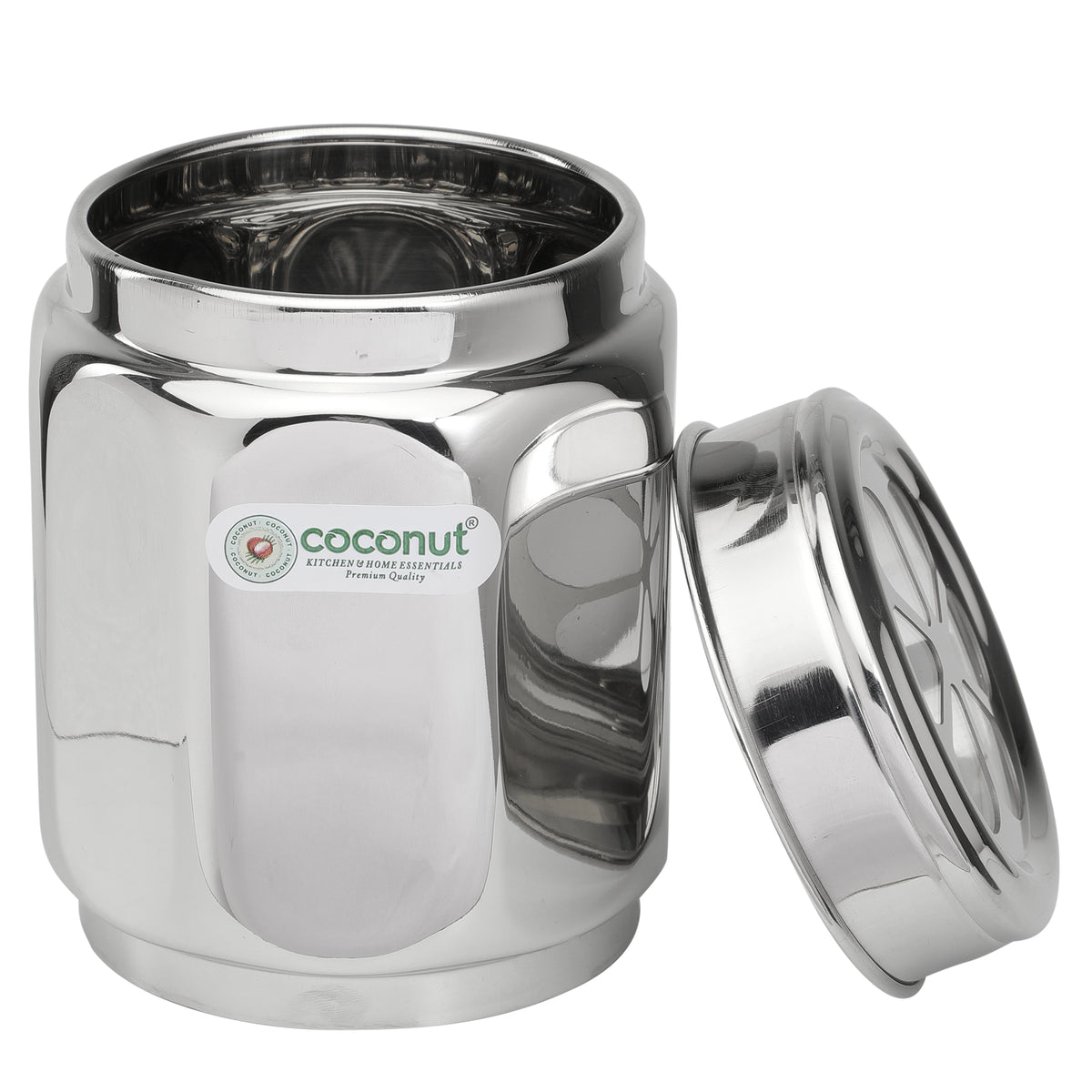 Coconut Stainless Steel E17 Sunflower Container/Canister/Storage Box ...