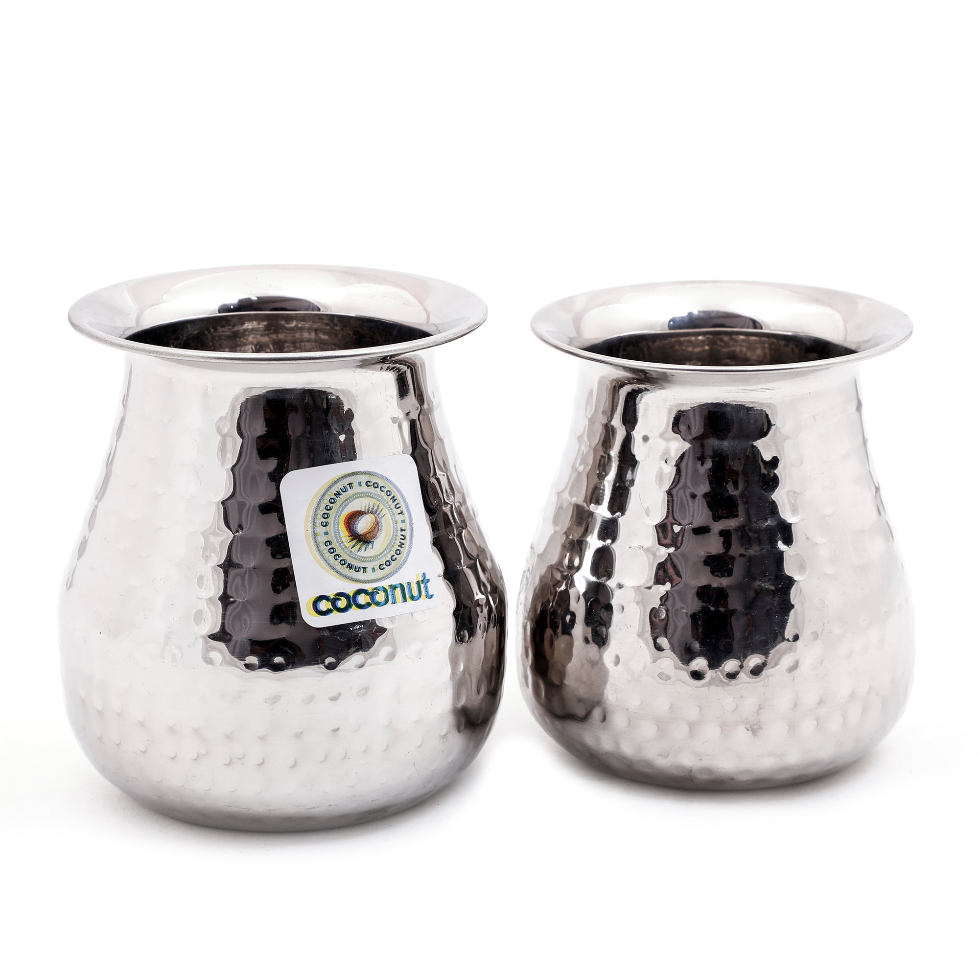 Coconut Stainless Steel Hammered Lota - unit 1, Kalash / Chambu / Trad ...