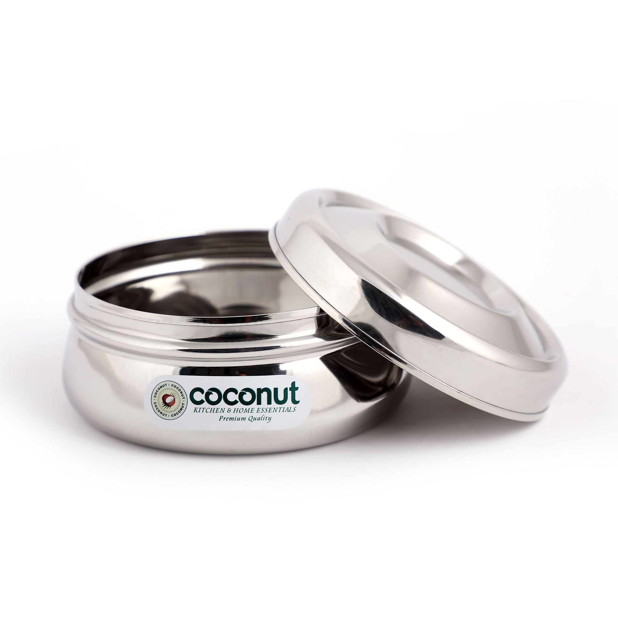 Coconut Stainless Steel Dhanush Dabba - Food Grade, Strong, Heavy Gaug – Coconut Store